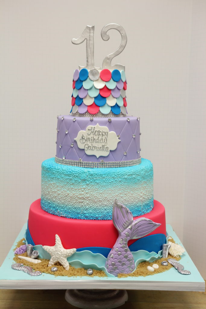 Seashore Splash Birthday Cake - Palermo Custom Cakes