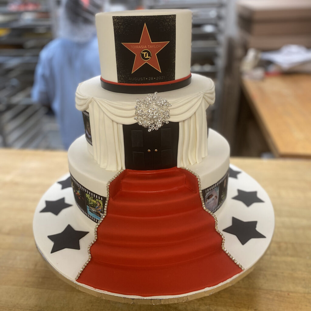 Red Carpet Star Cake - Palermo Custom Cakes