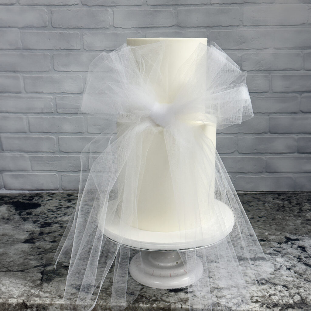 Simple White Bride Cake - Palermo Custom Cakes